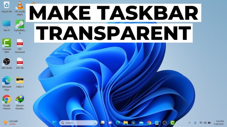 How to Customize Windows 11 Taskbar with Transparent Effects – Pan ...